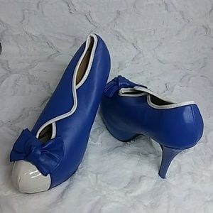 Show Story | Shoes | Royal Blue White Pumps | Poshmark